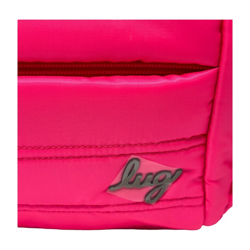 Lug Hopper Barbie Pink Magenta Backpack Brush Strokes Travel Organizer ...