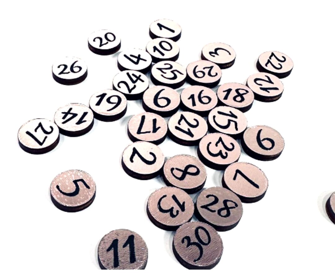 Rose Gold Calendar Magnets Numbers Metallic Perpetual Calendar - Etsy