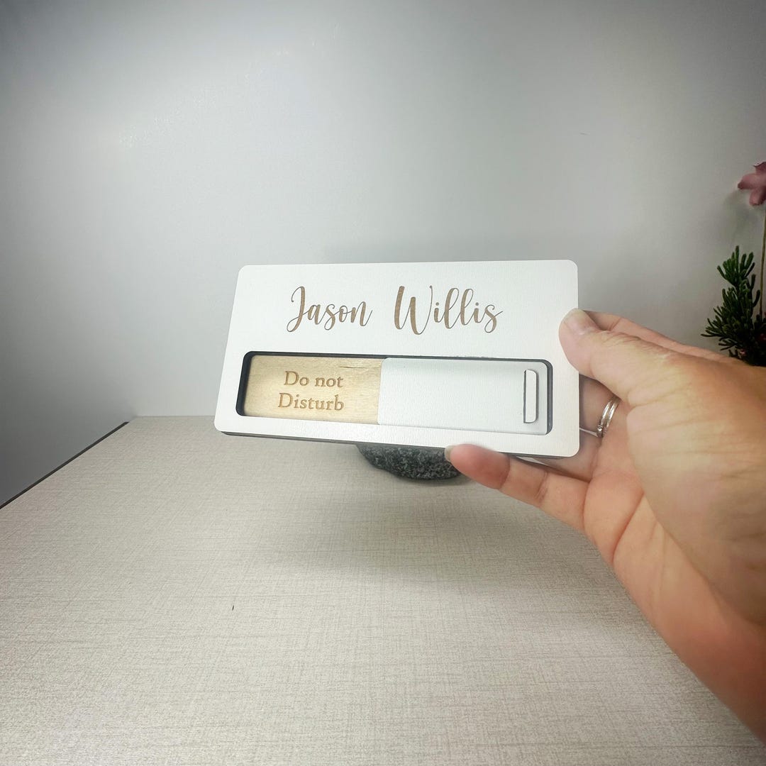 Personalized Sliding Door Sign: Engraved Office, Therapy Room - USA ...