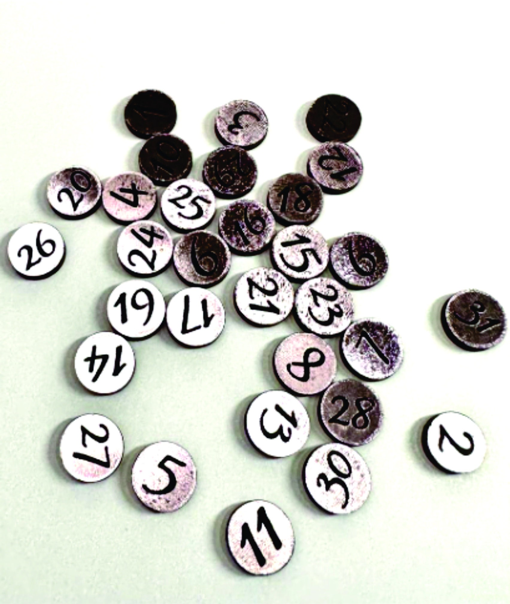 Gold Calendar Magnets Numbers Metallic Perpetual Calendar - Etsy