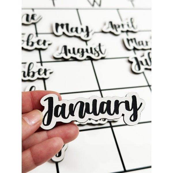 Months of the Year Magnets - Etsy