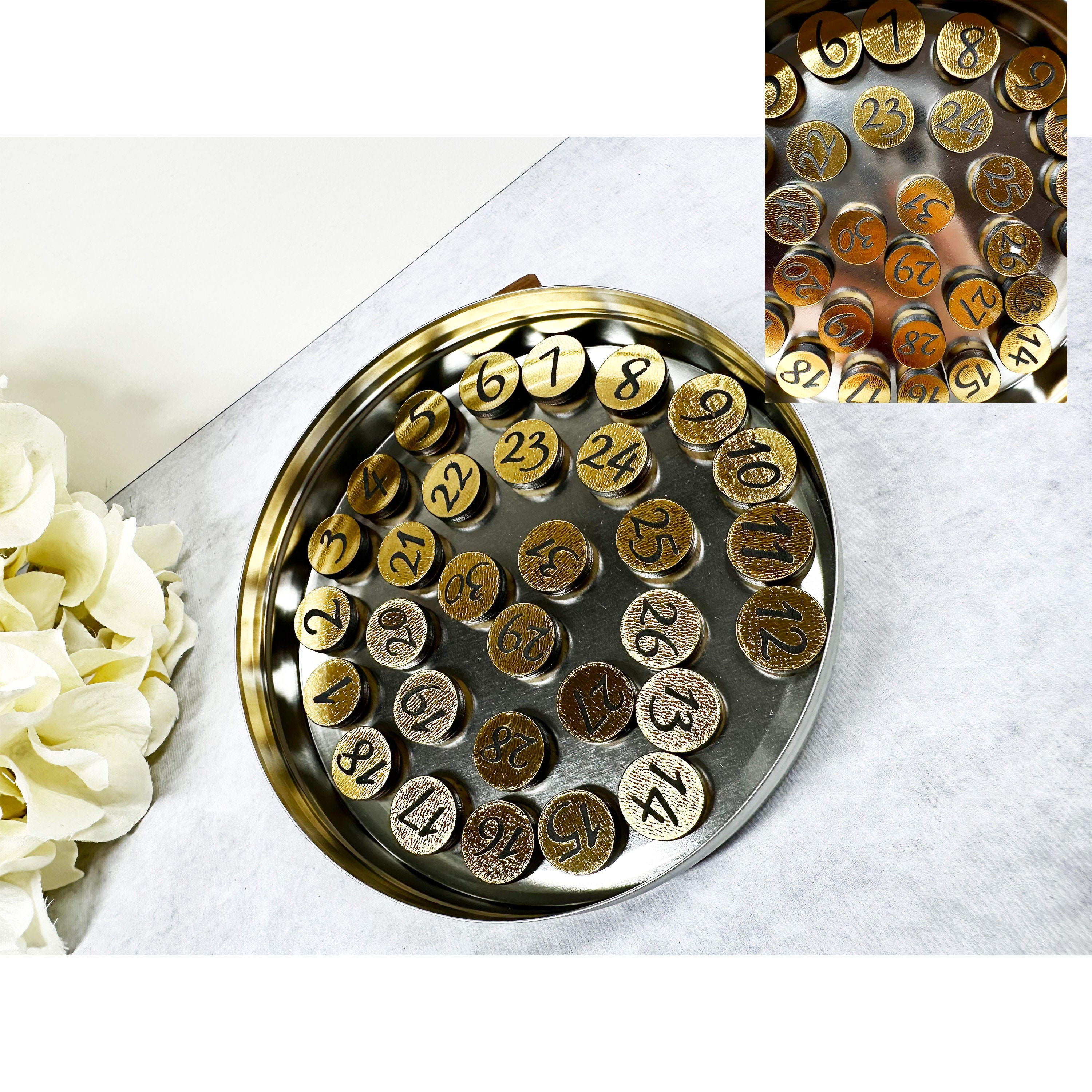 Gold Calendar Magnets Numbers Metallic Perpetual Calendar - Etsy