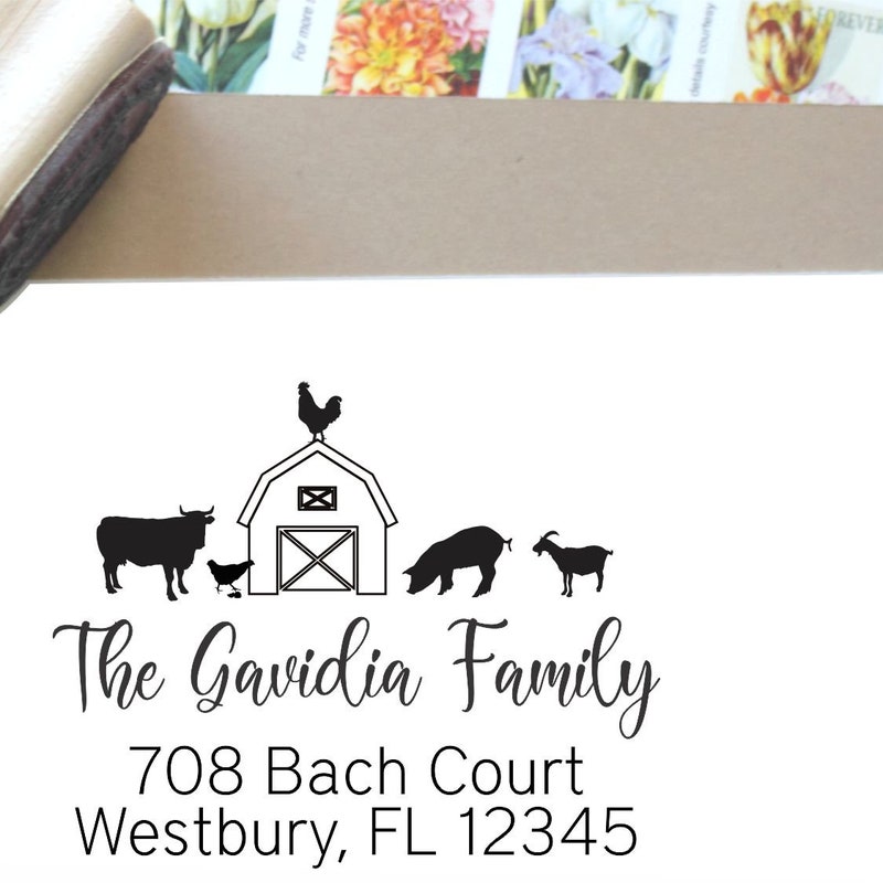 Farm Stamp - Etsy