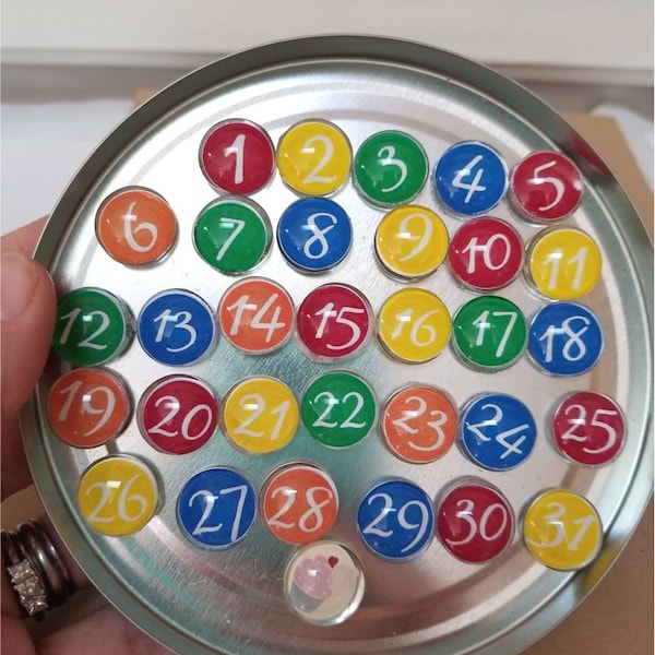 Number Magnets - Etsy