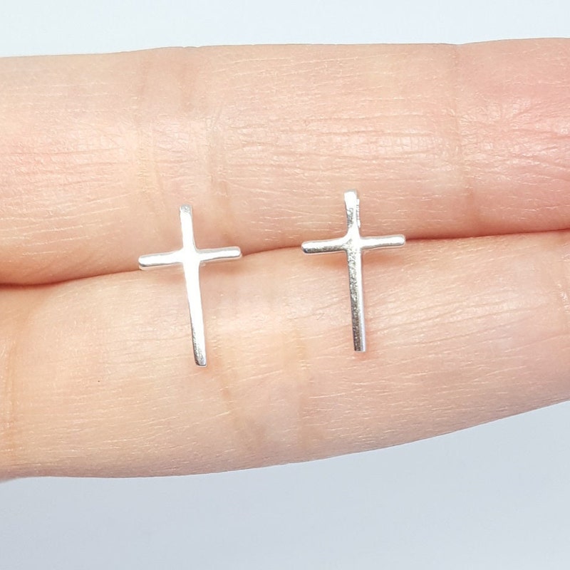 Cross Earrings - Etsy