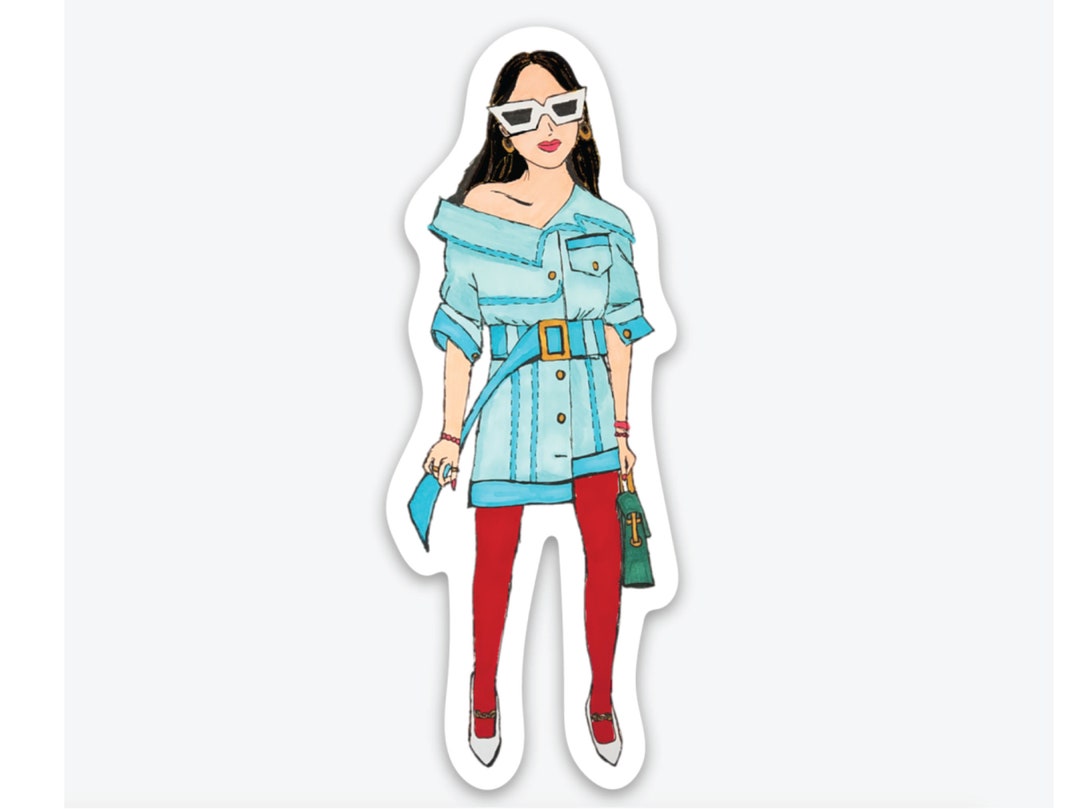 Fashion Vinyl Sticker Street Style Sticker - Colorful Durable Matte ...