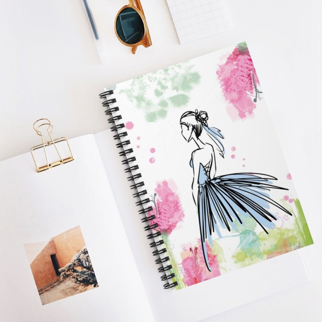 Bride Wedding Notebook Girl in Wedding Dress Autograph Ruled Lined ...