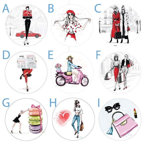 Fashion Stickers - Etsy