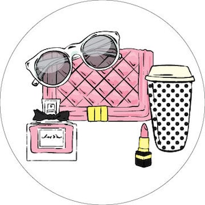 X48 Fashion Handbag Shoes Stickers Set | Purse Bag Scrapbook Sticker ...