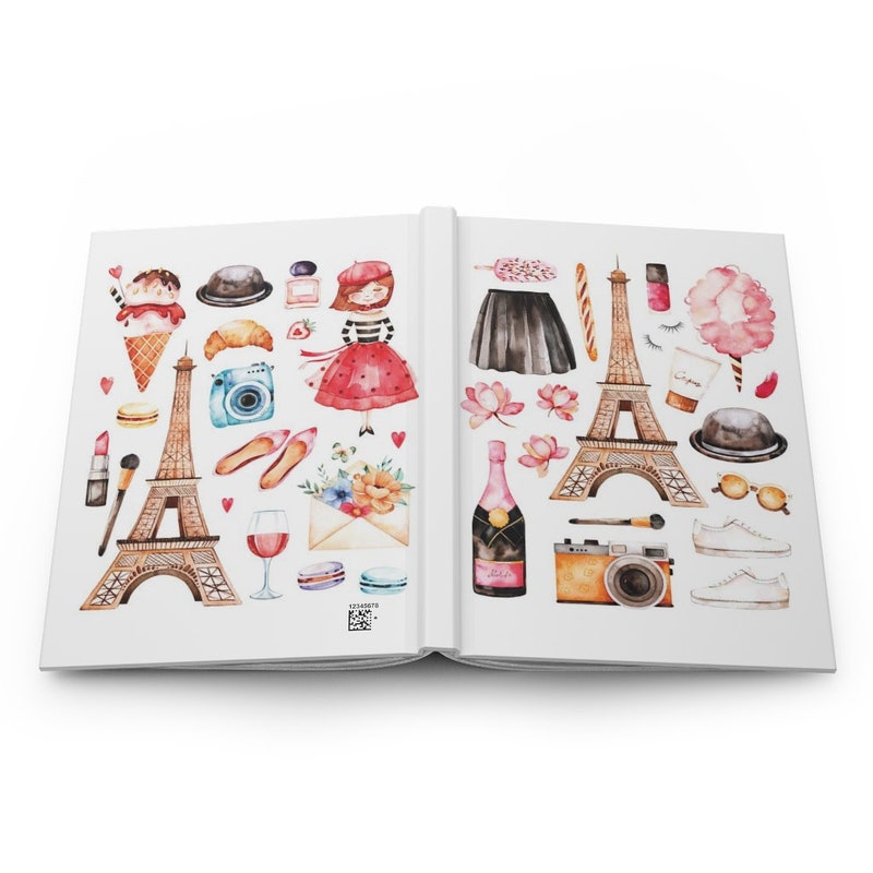 Paris Travel Journal - Etsy