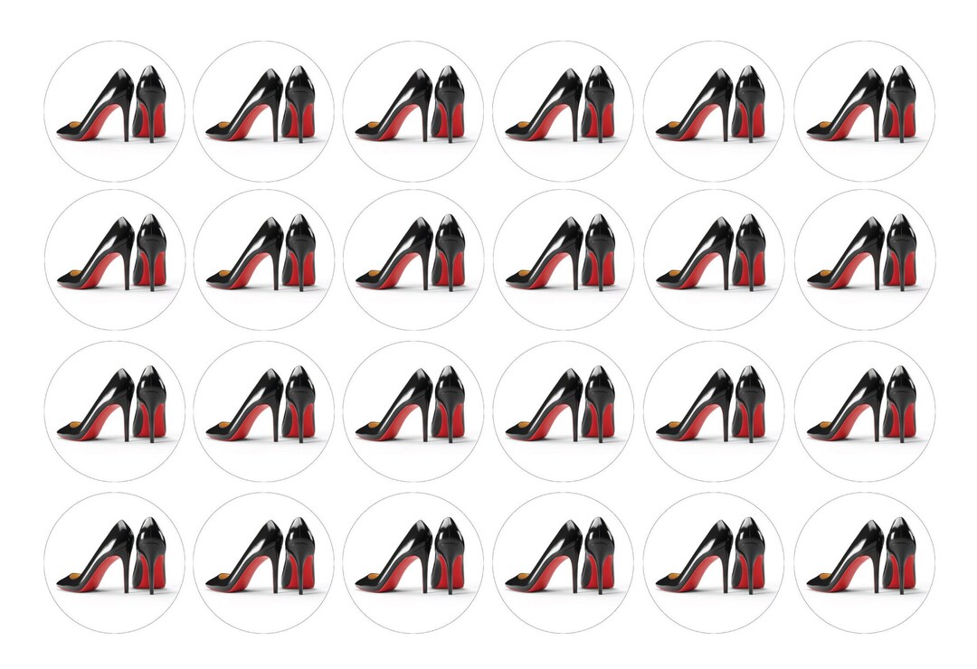X48 Fashion Heels Shoes Stickers - Purse Heels Scrapbook Stickers Set ...