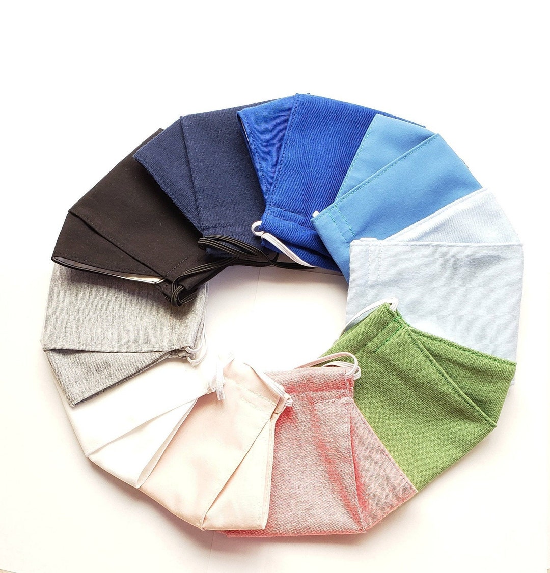 NEW Adult Men Women Plain Face Masks Special Design Full - Etsy