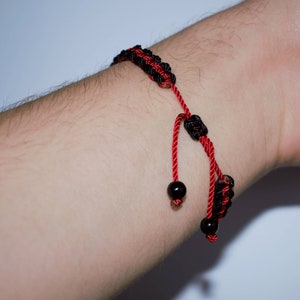 Thin Red Line Bracelet, Firefighter Bracelet, Fashionable and Durable ...