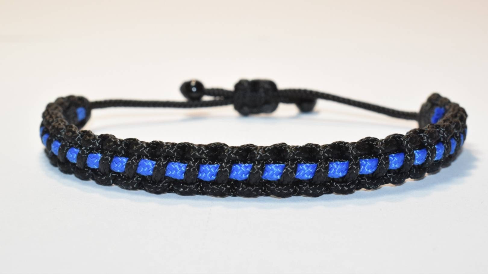 Police Thin Blue Line Bracelet, Police Bracelet, Thin Blue Line Support ...