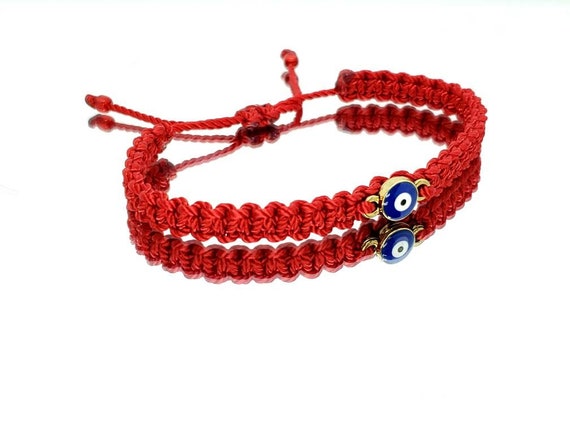 Evil Eye Bracelet Good Luck Red String Bracelet Evil Eye - Etsy