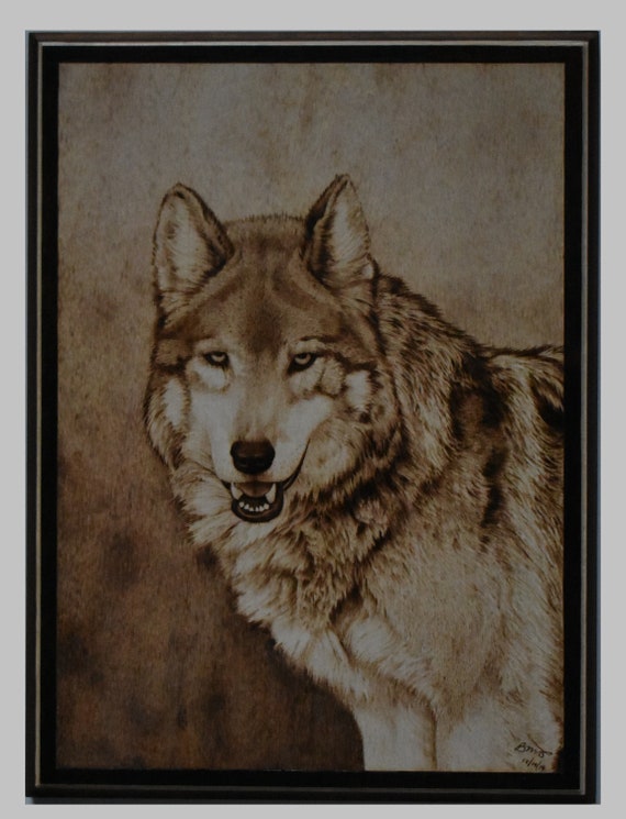 Wood Burning Wildlife Patterns Wood Burning Fabric, Wallpaper And Home