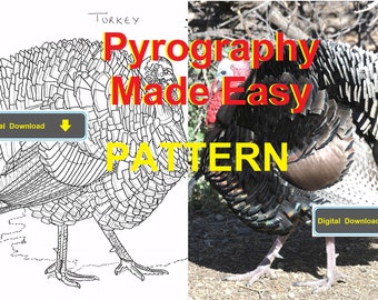 Turkey Wood Pattern - Etsy