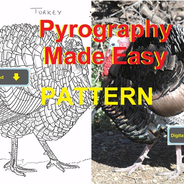 Wood Turkey Pattern - Etsy