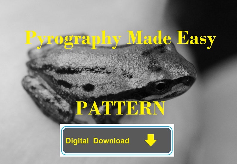 Papific Tree Frog Pyrography Pattern Wood Burning Pattern Digital ...