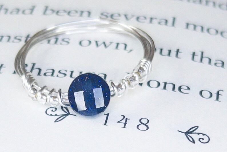 Velaris Night Court ACOTAR Inspired Ring Book Lover Gift - Etsy