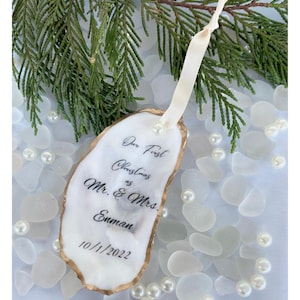 Wedding Christmas Ornament Personalized 2024 First Christmas Married and Engaged Ornament Unique Handmade Newlywed Gift Wedding Party Gifts Etsy