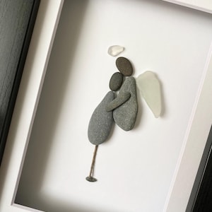 Memorial Gift Bereavement Gift Grief Gift Sea Glass Art Pebble Art Loss ...