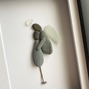 Memorial Gift Bereavement Gift Grief Gift Sea Glass Art Pebble Art Loss ...