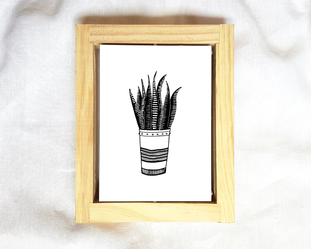Aloe Vera Print, Urban Jungle, Plant Poster, Aloe Vera Art, Plant Lady ...
