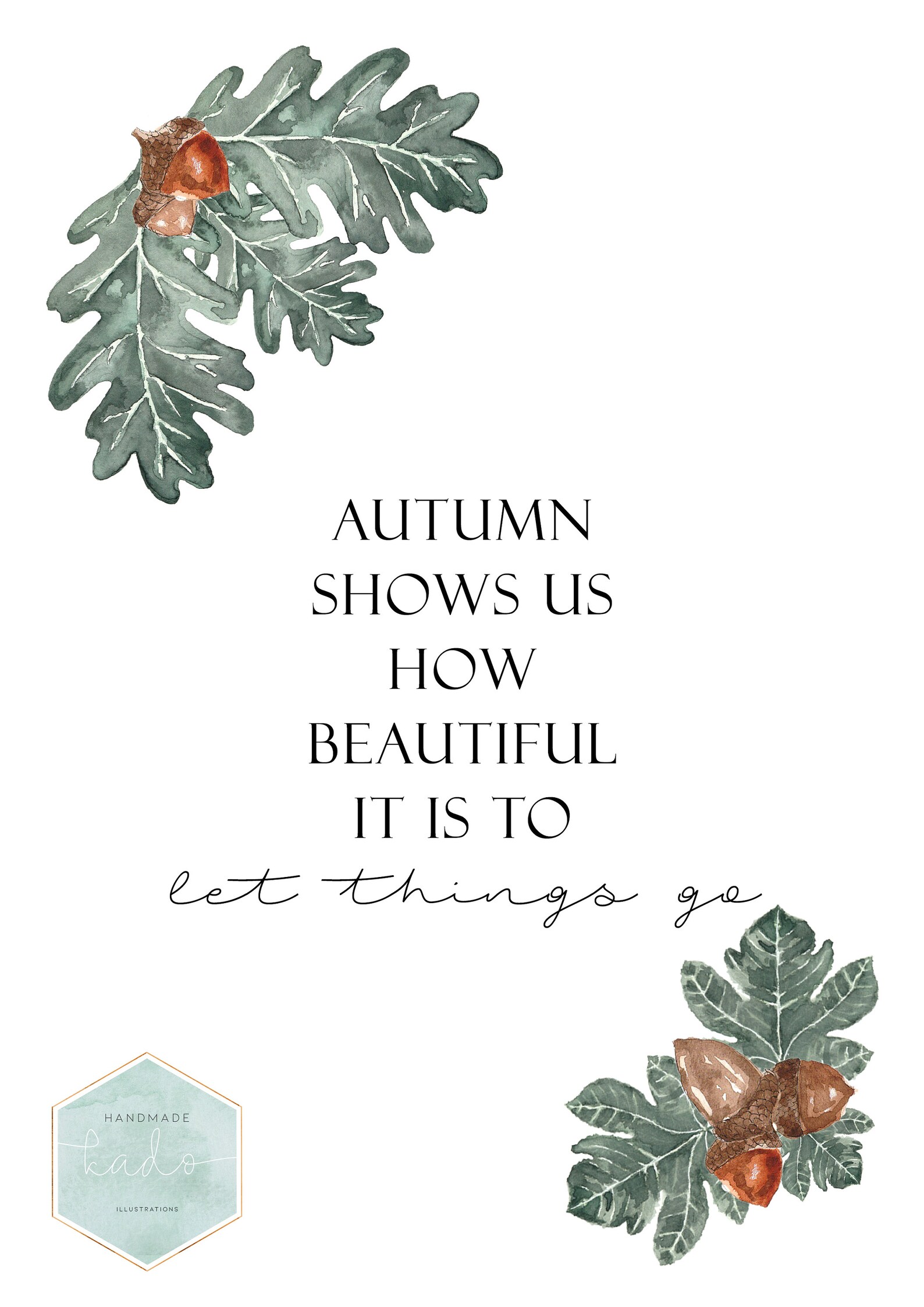 Quote herfst Decoratie Herfst Spreuken Botanische - Etsy Nederland