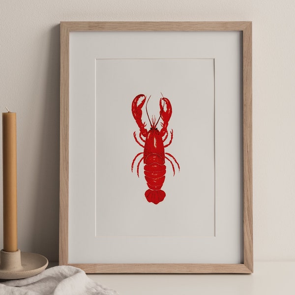 Lobster Painting - Etsy