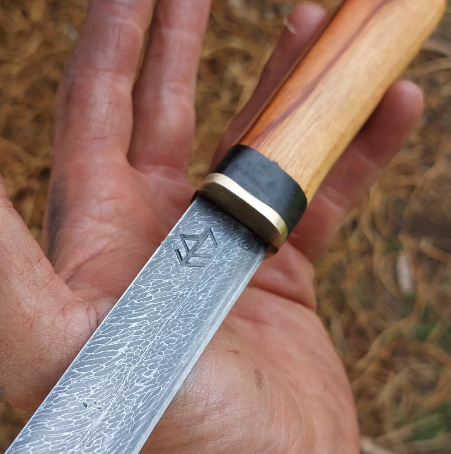 Pattern Welded / Damascus Viking Seax or Drop Point - Etsy