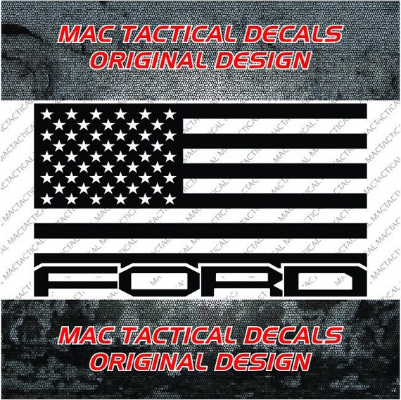 Ford Raptor Font American Flag Offroad Racing Decal | Etsy