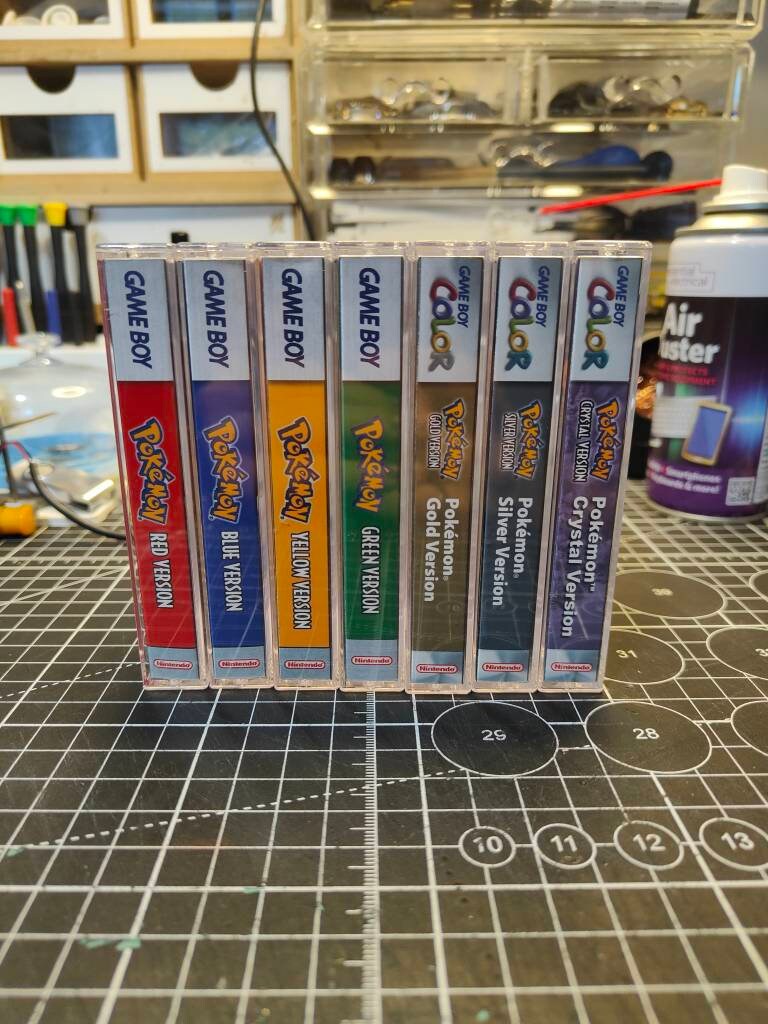 Nintendo Gameboy Gameboy Color Gameboy Advance Custom Cassette Cases ...