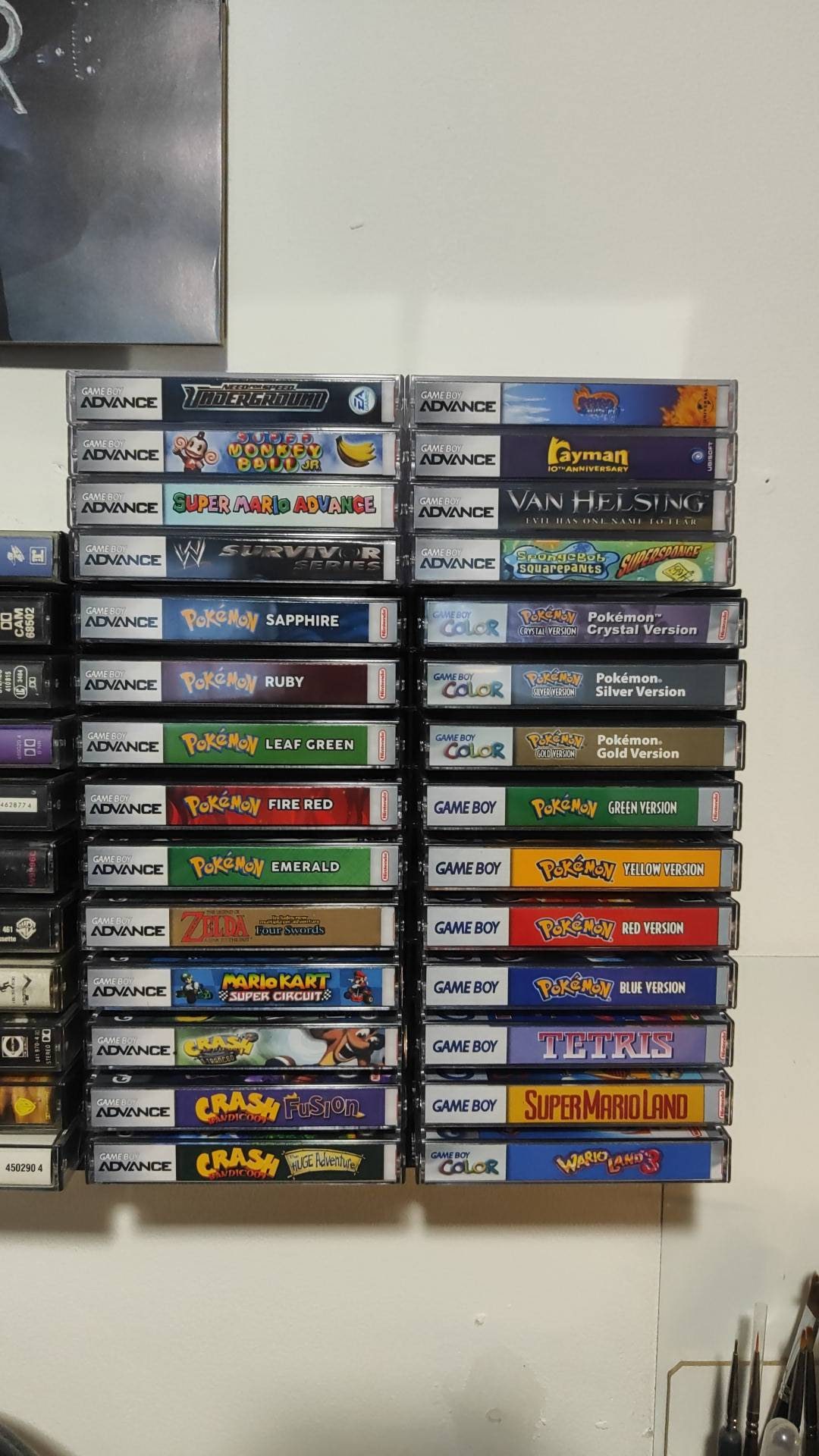 Nintendo Gameboy Gameboy Color Gameboy Advance Custom Cassette Cases ...