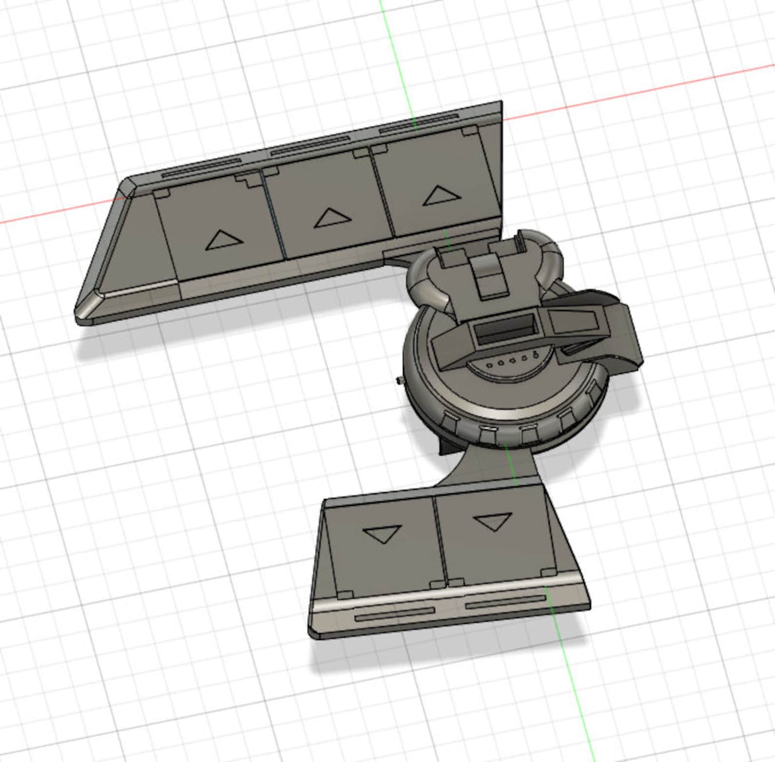 Working Full Size Yu-gi-oh Battle City Duel Disk for 3D Printing ...