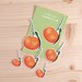 Clementine Sticker Pack | 3 Sizes | Fruit Realistic Illustration ...