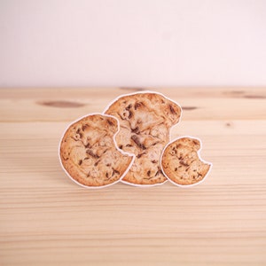 Chocolate Chip Cookie Sticker Pack | 3 Sizes | Pastry Realistic ...
