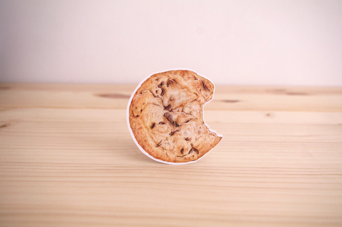 Chocolate Chip Cookie Sticker Pack | 3 Sizes | Pastry Realistic ...