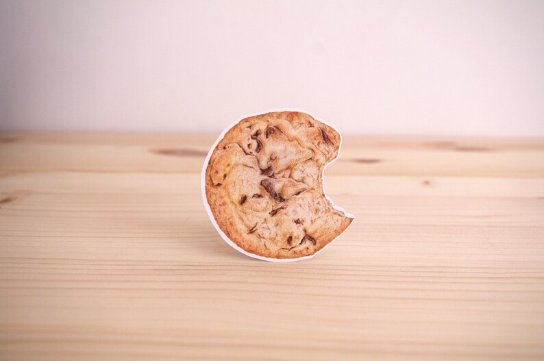 Chocolate Chip Cookie Sticker Pack | 3 Sizes | Pastry Realistic ...