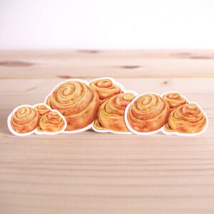 Cinnamon Rolls Sticker Pack | 3 Sizes | Pastry Realistic Food ...