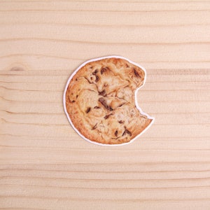 Chocolate Chip Cookie Sticker Pack | 3 Sizes | Pastry Realistic ...