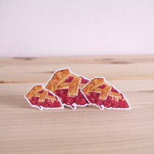Cherry Pie Slice Sticker Pack 3 Sizes Pastry Realistic - Etsy