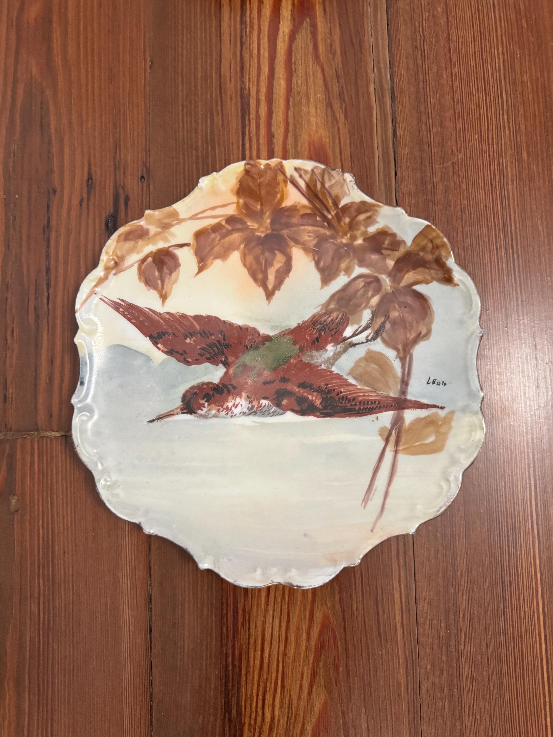 Vintage Limoge Hand Painted Duck Plates- Set of Three - Etsy