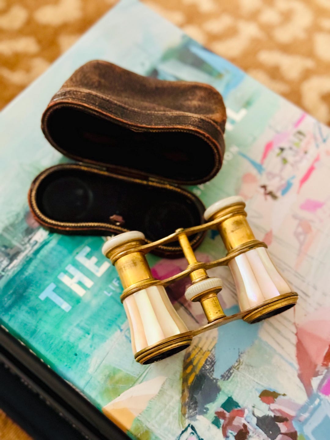 Vintage Colmont Ft Paris Mother of Pearl Opera Glasses - Etsy