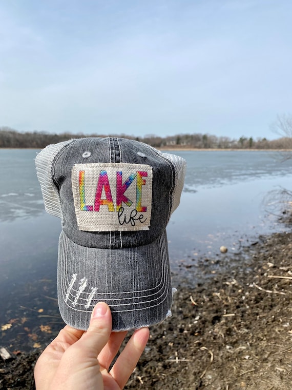 Lake Life Hat Lake Hair Don't Care Lake Hat Cabin Hat - Etsy
