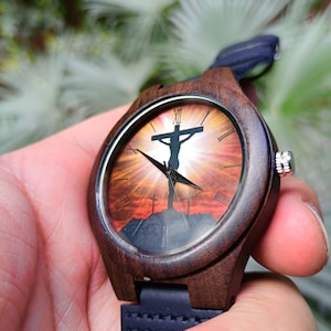 Crucifixion Watch, Christian Watch, Cross Watch, Easter Watch, Unisex ...