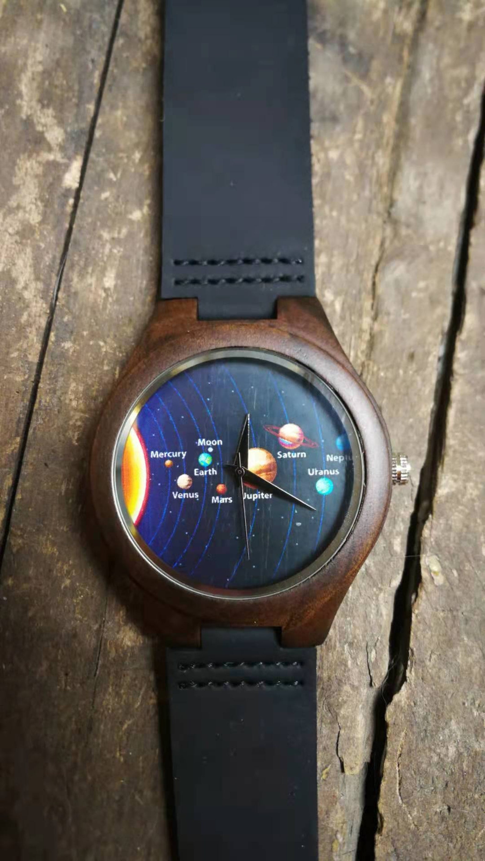 The Solar System, Eight Planets Watch, Unisex Men's and Women's Wrist ...