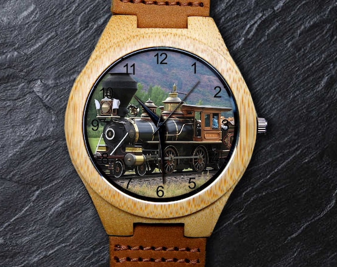 Classic Train Watch Steam Train Watch Train Lover Watch - Etsy