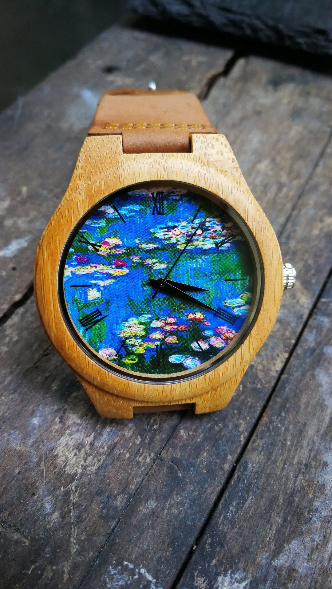 Water Lily Pond, Monet Painting Watch, Unisex, Men's and Women's Wrist ...