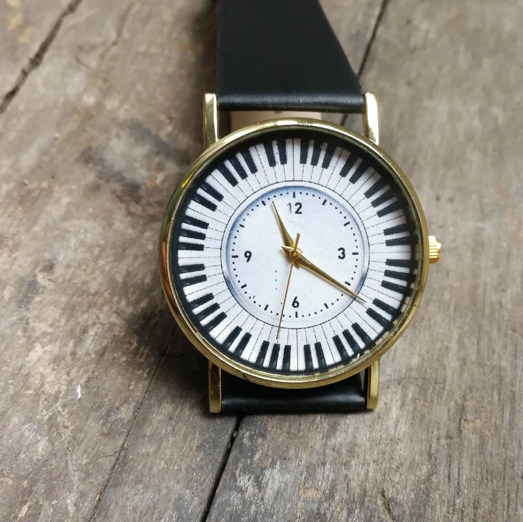 Music Watch Piano Keyboard Watch Unisex Mens and Womens - Etsy UK